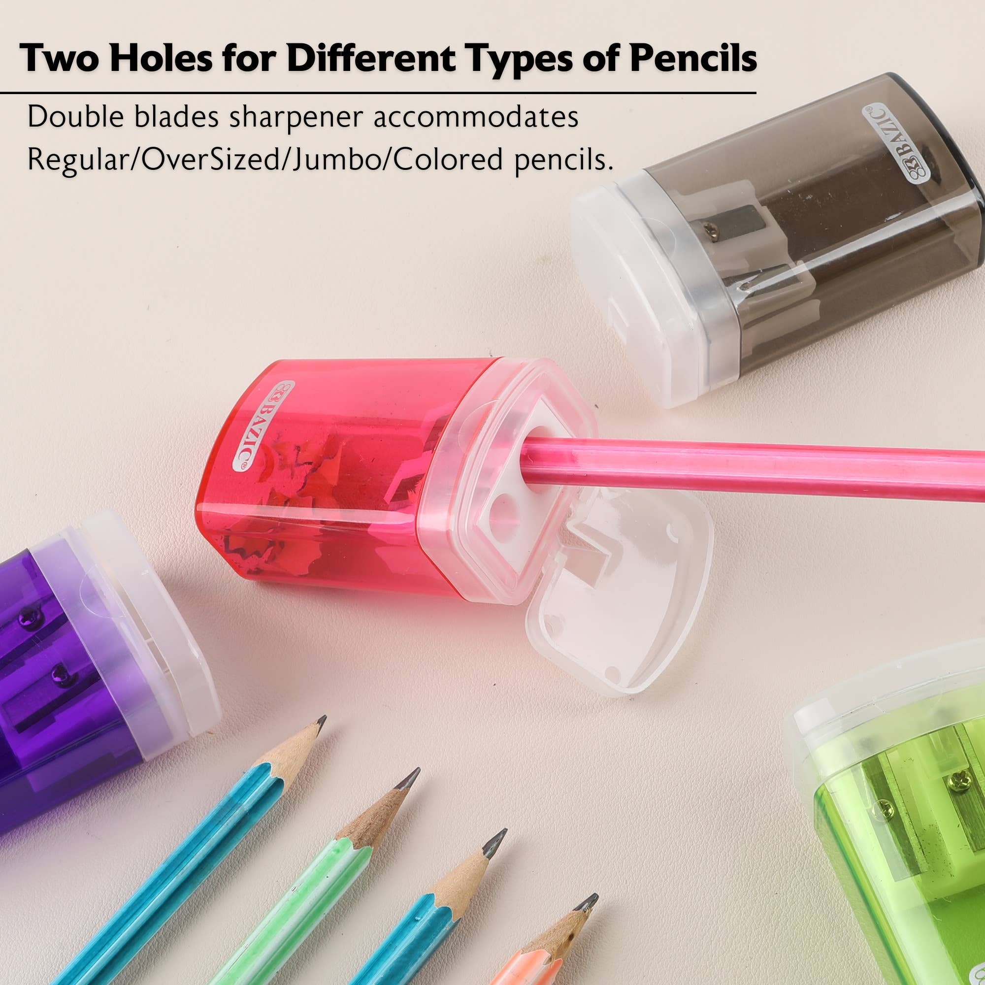 Dual Blades Sharpener w/ Lid & Receptacle: 24 | The Den bookstore