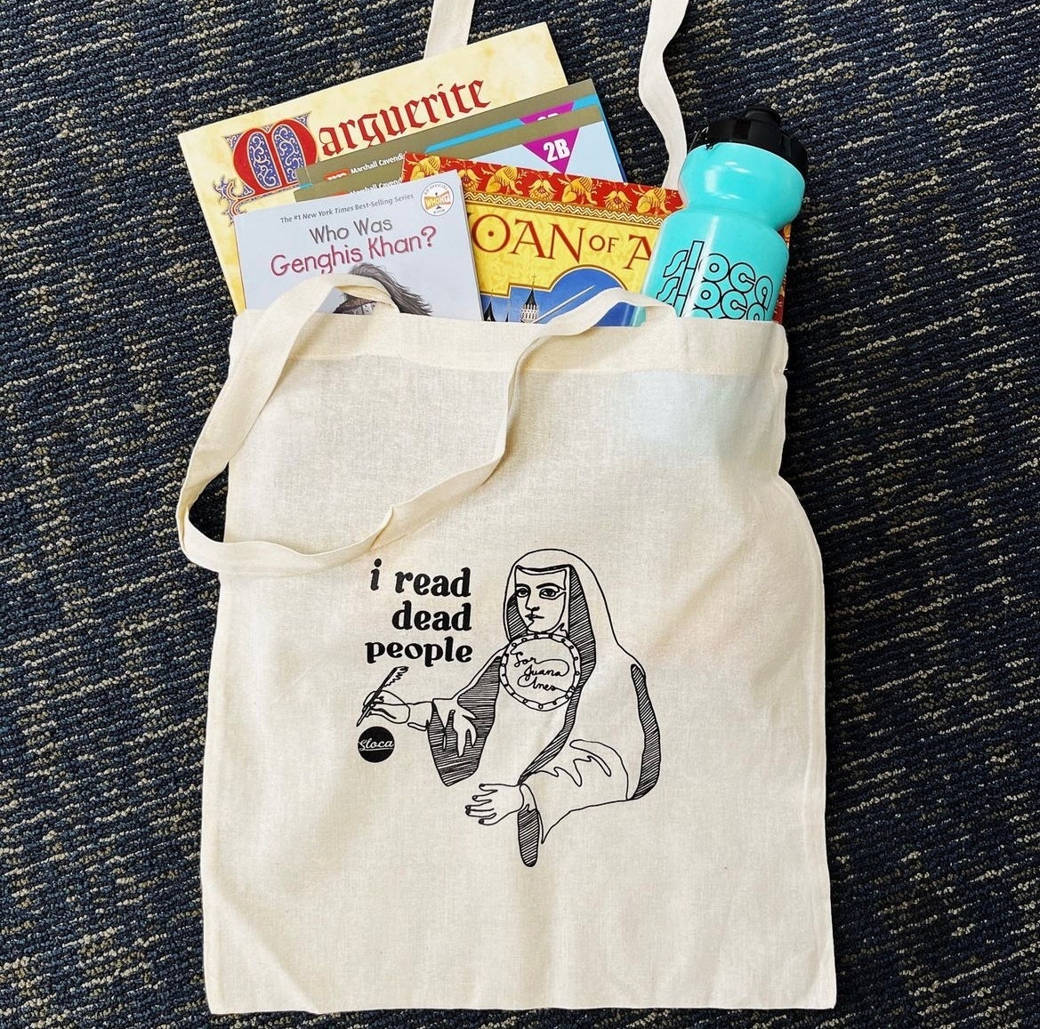 Curriculum Canvas Tote: I Read Dead People | The Den bookstore